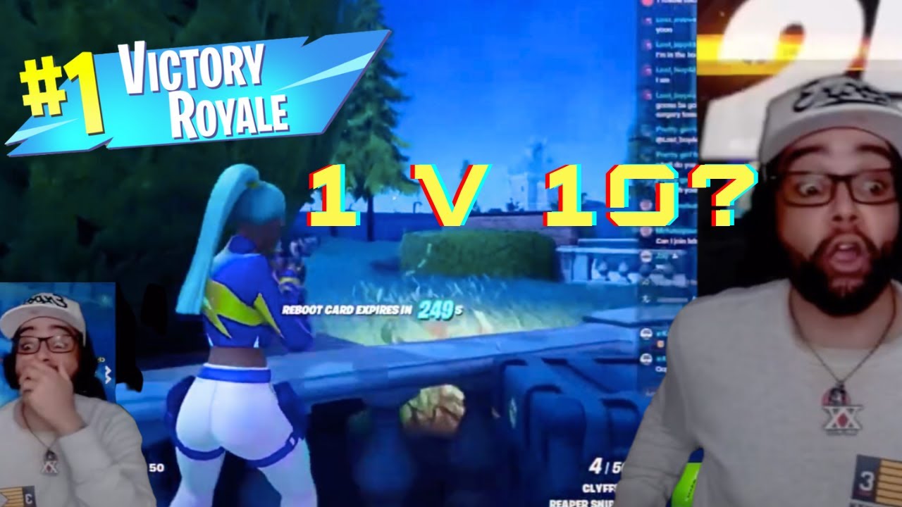 INSANE 1 v 10 Battle Royale Win! - YouTube