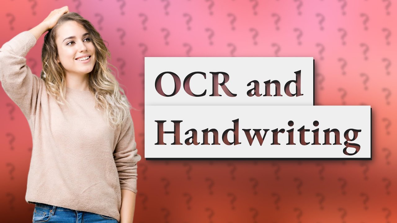 Does OCR work on handwriting? - YouTube