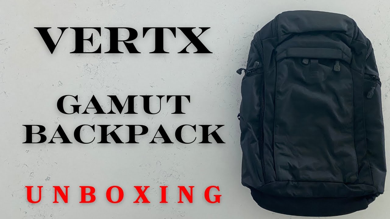 Vertx Gamut Backpack Unboxing - YouTube