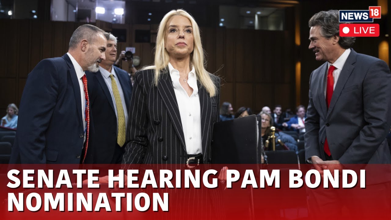Trump Cabinet Live | Senate Confirmation Hearing For Pam Bondi ...
