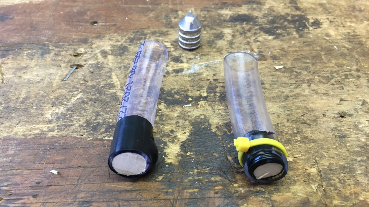 Cheap and easy homemade speed loaders for a muzzle-loader - YouTube