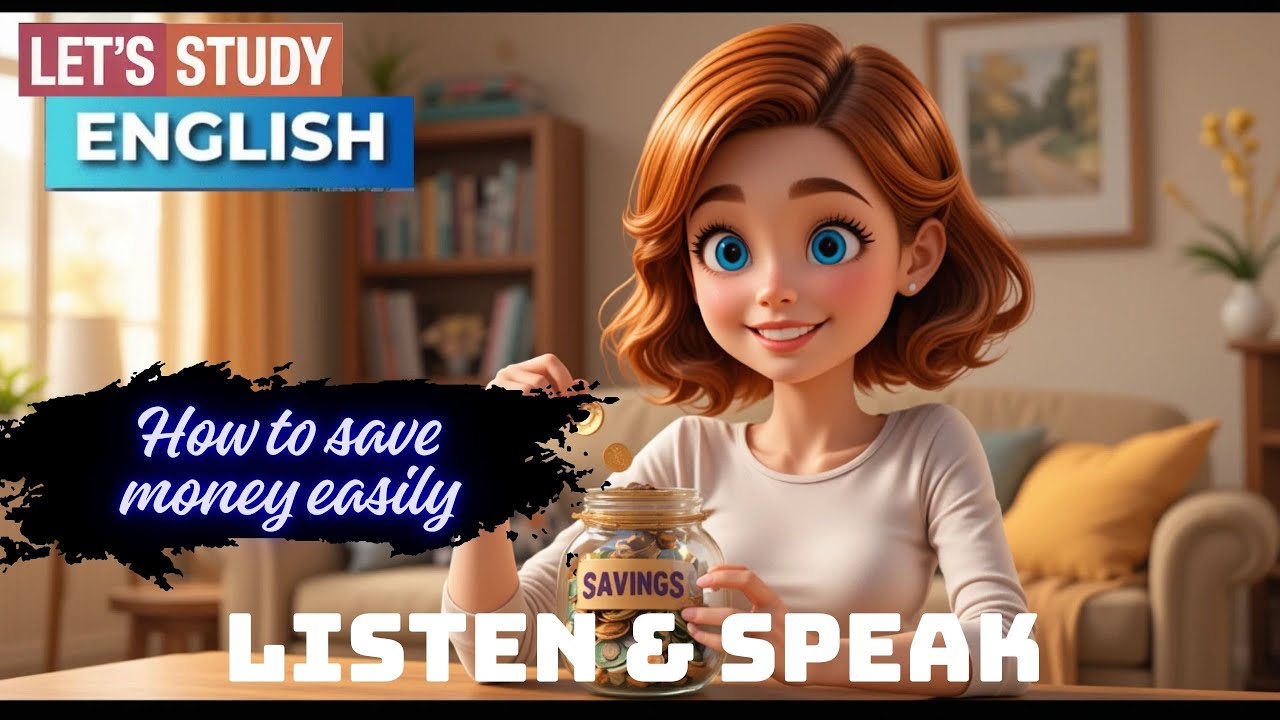How to Save Money Easily | Practice Listening & Speaking | Shadow ...