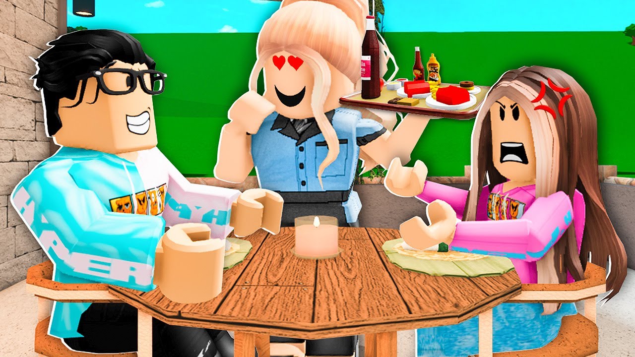 I Caught Waitress FLIRTING With My BOYFRIEND! (Roblox) - YouTube