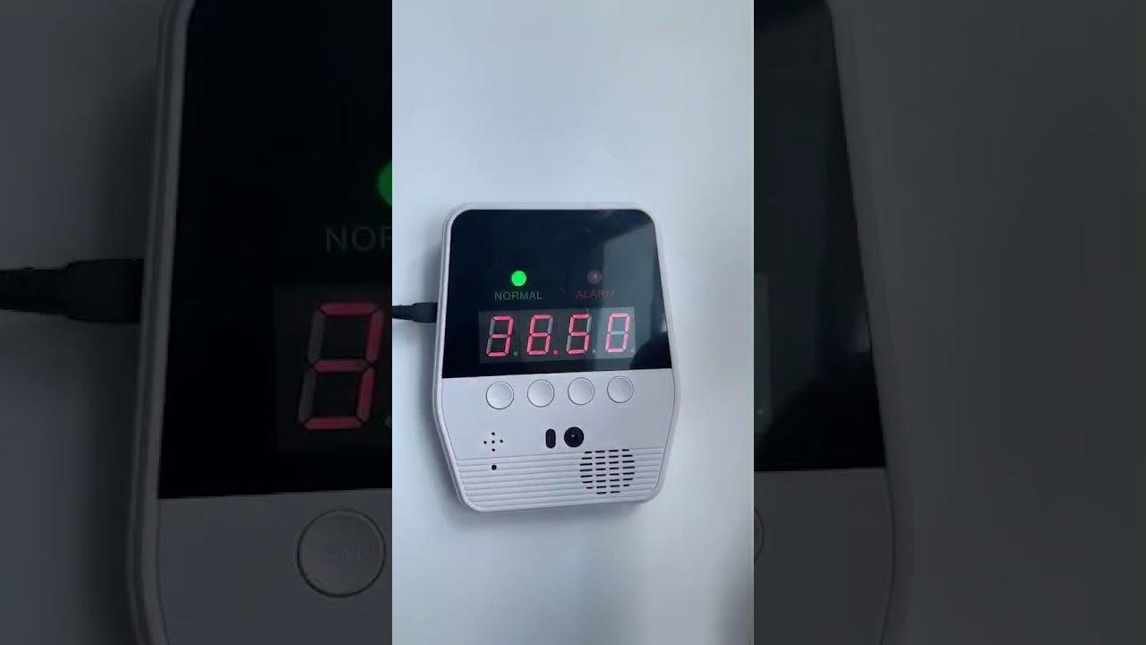 Non Contact Wall Mount Infrared Body Temperature Detector Contactless ...