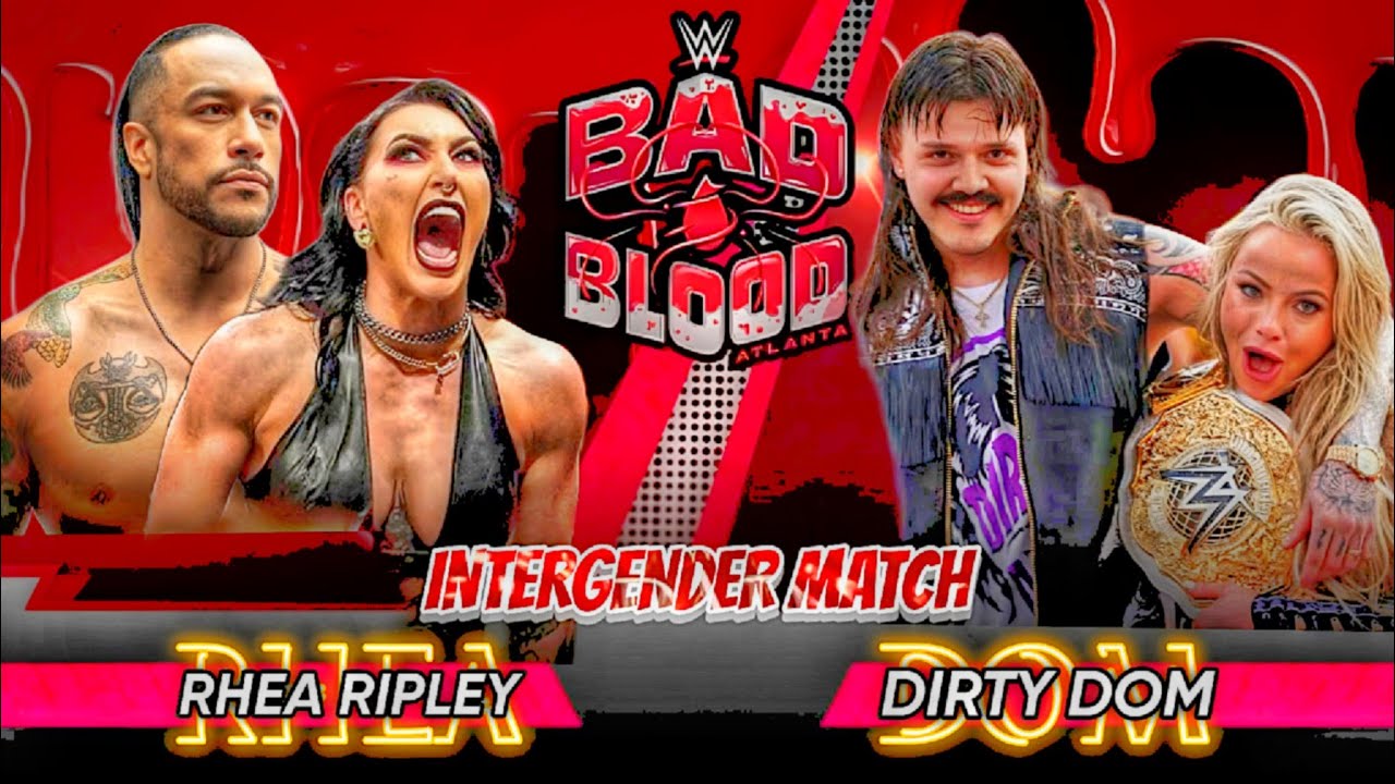 Rhea Ripley vs Dominik Mysterio w/Liv Morgan Full Match WWE Bad Blood ...