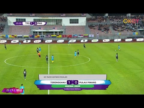 Goal 1-0 Terengganu vs Pulau Pinang Final Bola Sepak Sukma 2022 Muhd ...