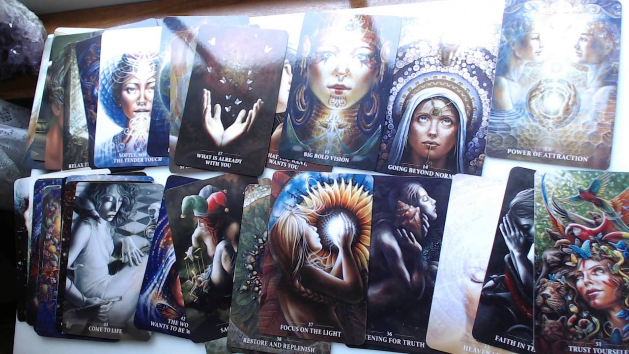 My Favorite Oracle & Tarot Deck Collection...Trimmed. - YouTube