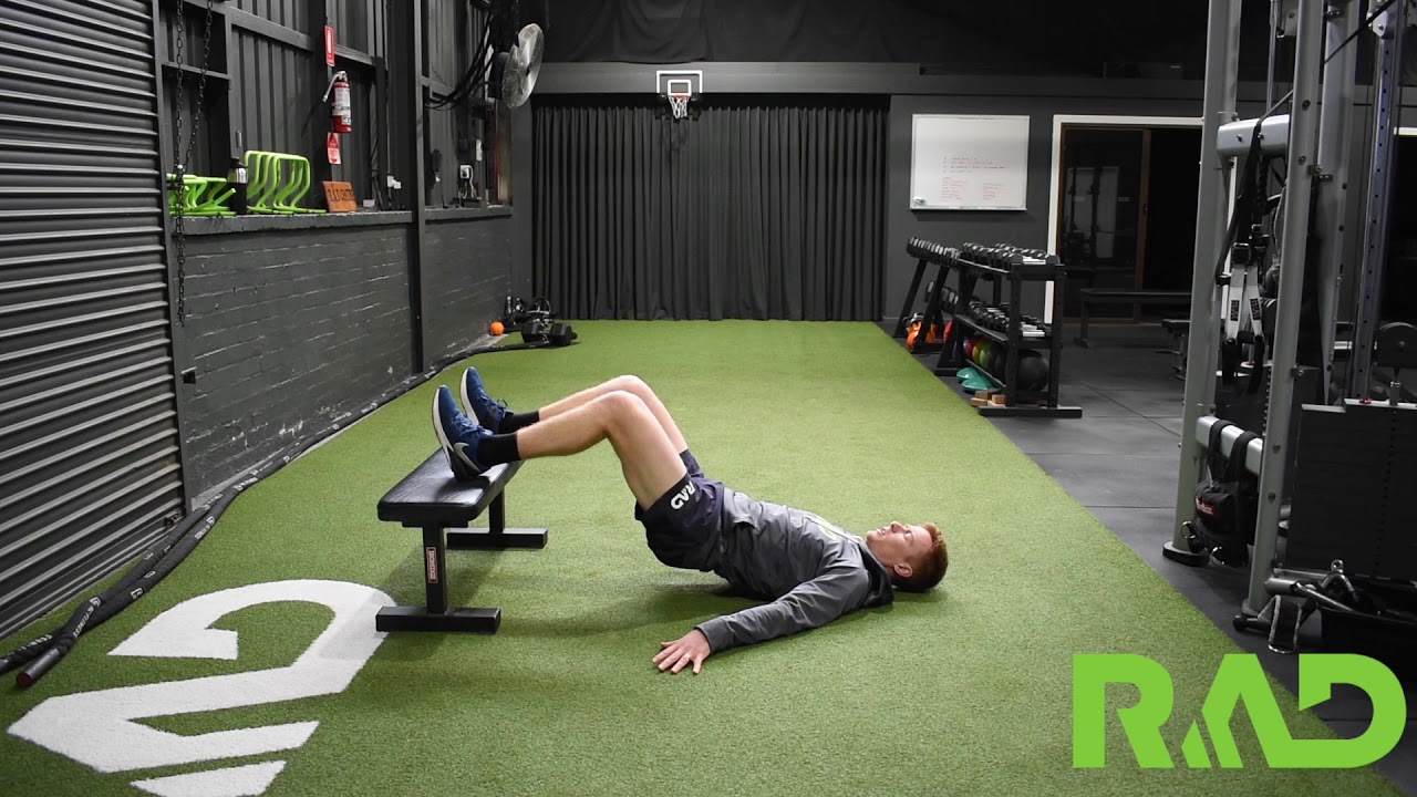 Double Leg Hamstring Bridge - YouTube