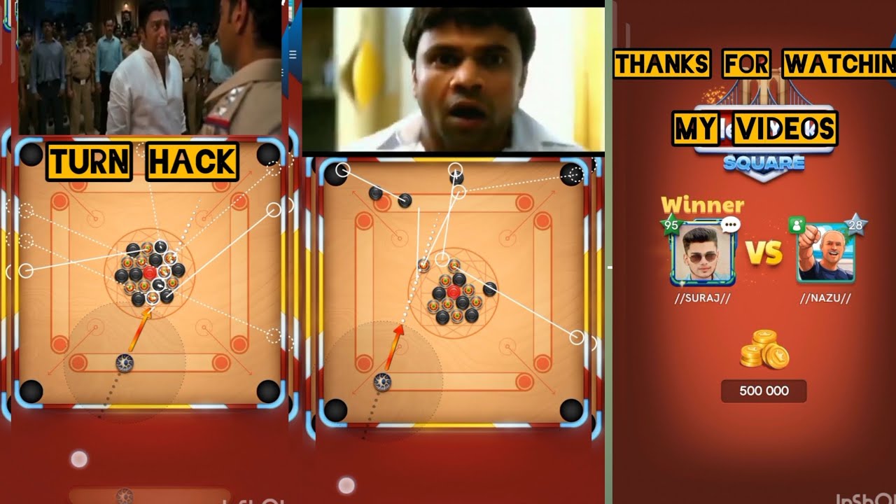 //SURAJ//V's Nazu Newyork game play ALL Master Mind Shot ! carrom pool ...