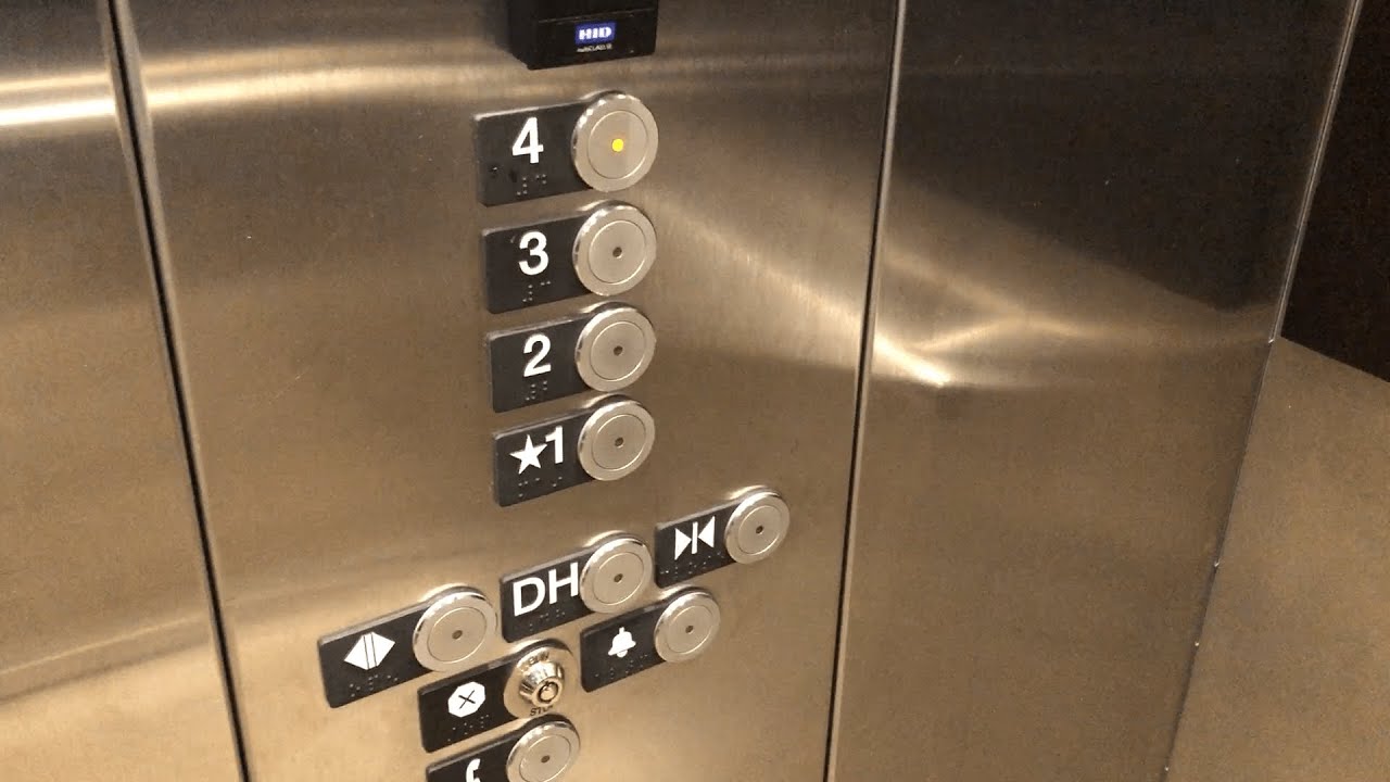 KONE EcoSpace Elevators Main Bank at 150 W 2nd Street, Royal Oak MI - YouTube