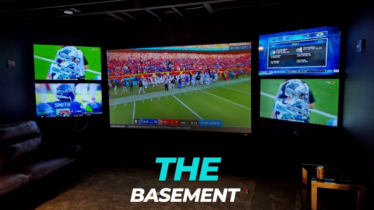 Basement Build! Full Tour. - YouTube