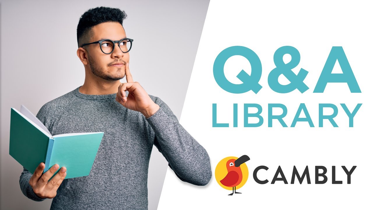 Lesson Materials for Cambly Tutors | Cambly Library Q&A - YouTube