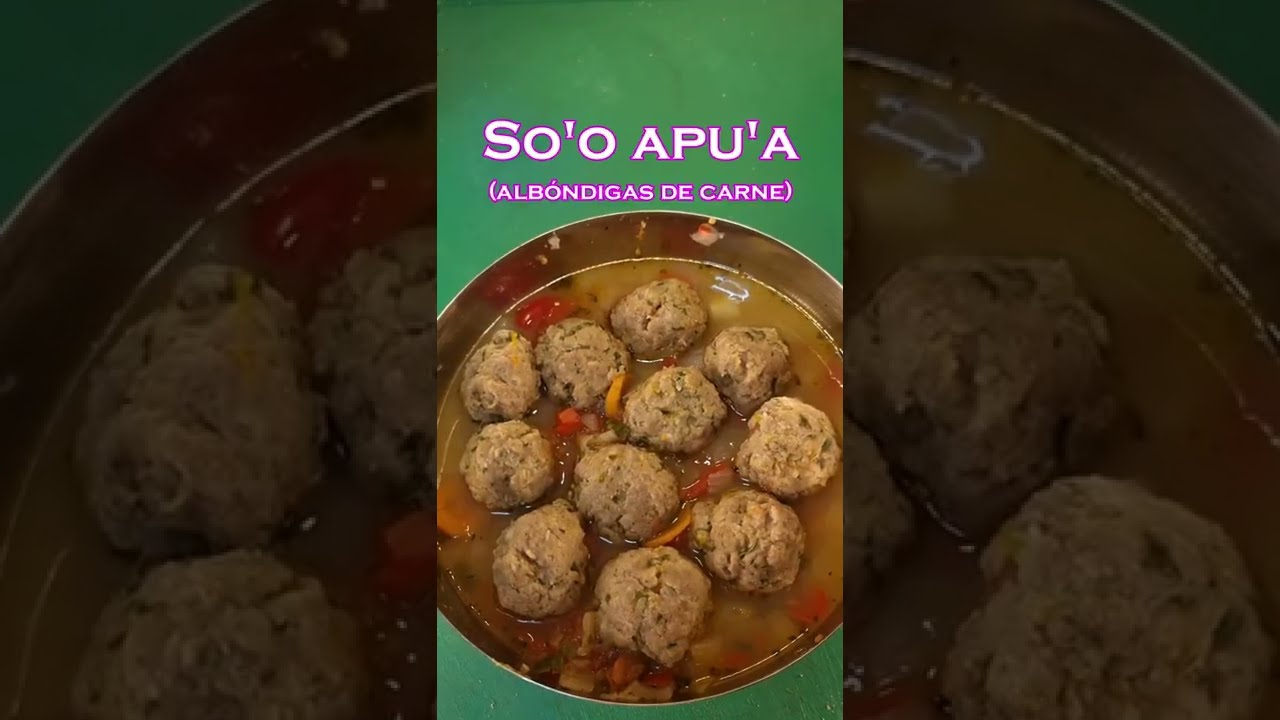 So'o Apu'a, receta paraguaya. (Albóndigas de carne) | Rayredok #57 ...