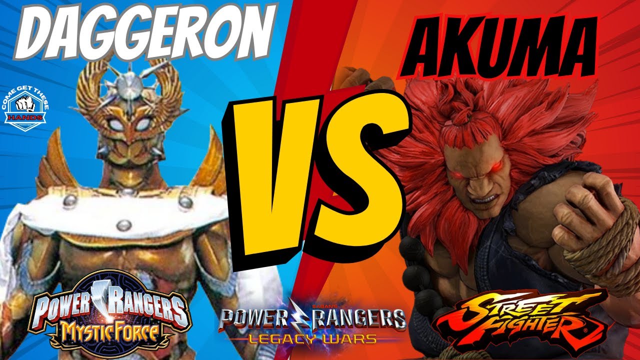 Power Rangers Legacy Wars | Daggeron Vs Akuma - YouTube