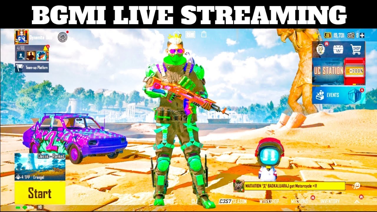 BGMI LIVE STREAM | DYNAMITE BOS GAMING LIVE | #bgmi #bgmilivestream ...