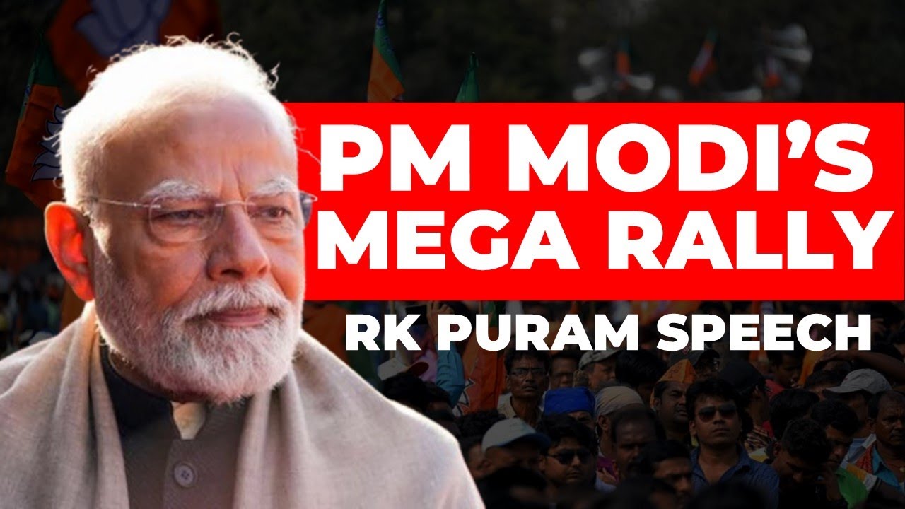 PM Modi Speech | PM Modi Mega Rally In RK Puram, Delhi | Delhi Election ...