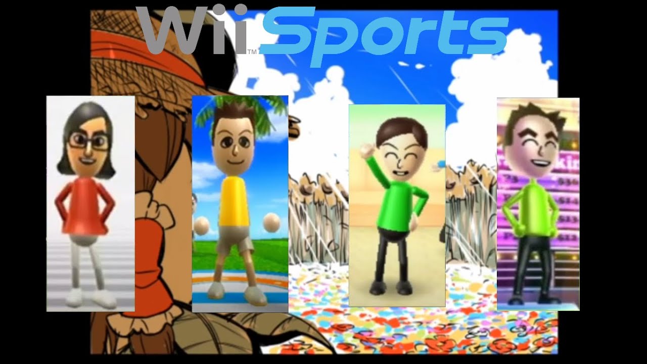 Wii Sports - Returning Balls - Albert Vs Matt Vs Meng Vs Grandpa (Ep ...