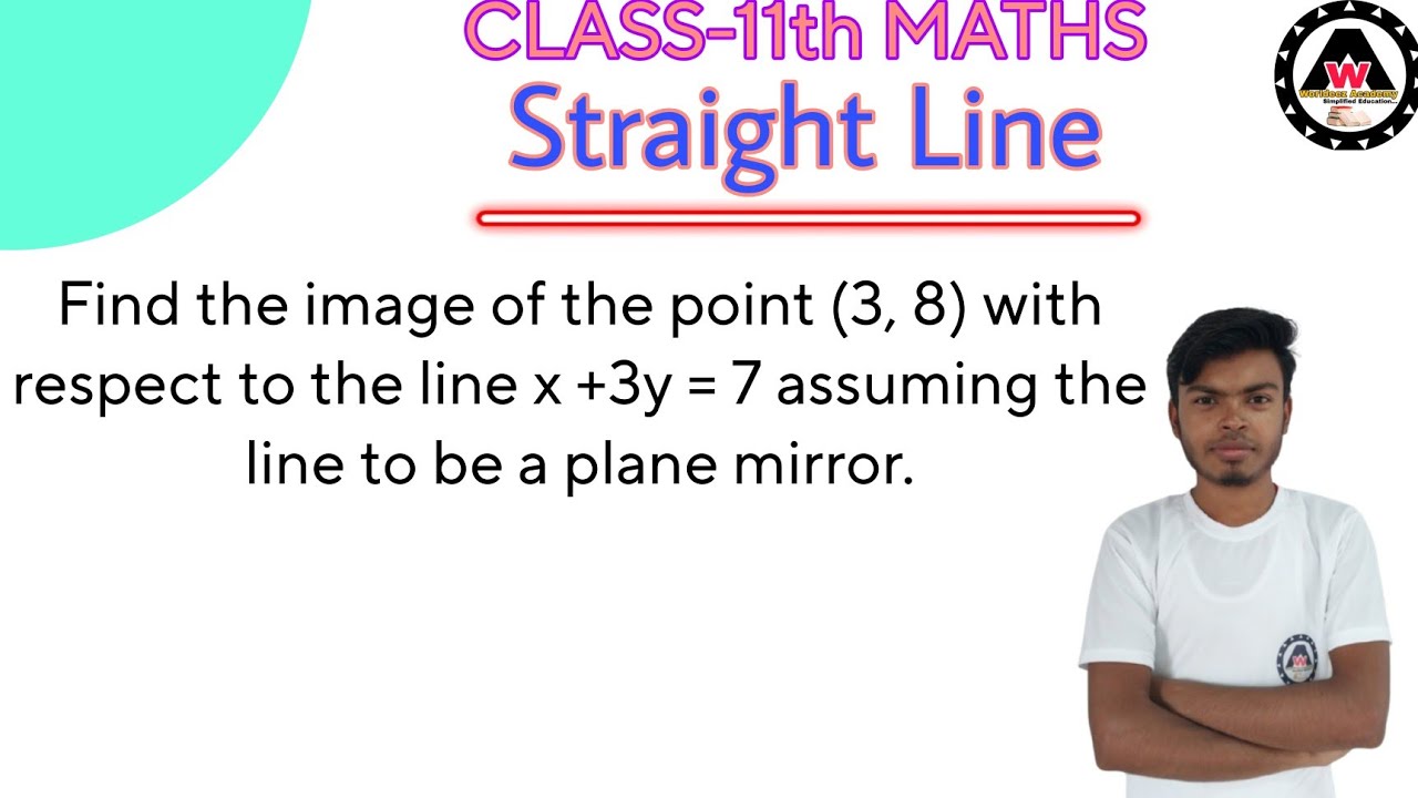 Find the image of the point (3, 8) with respect to the line x +3y = 7 ...