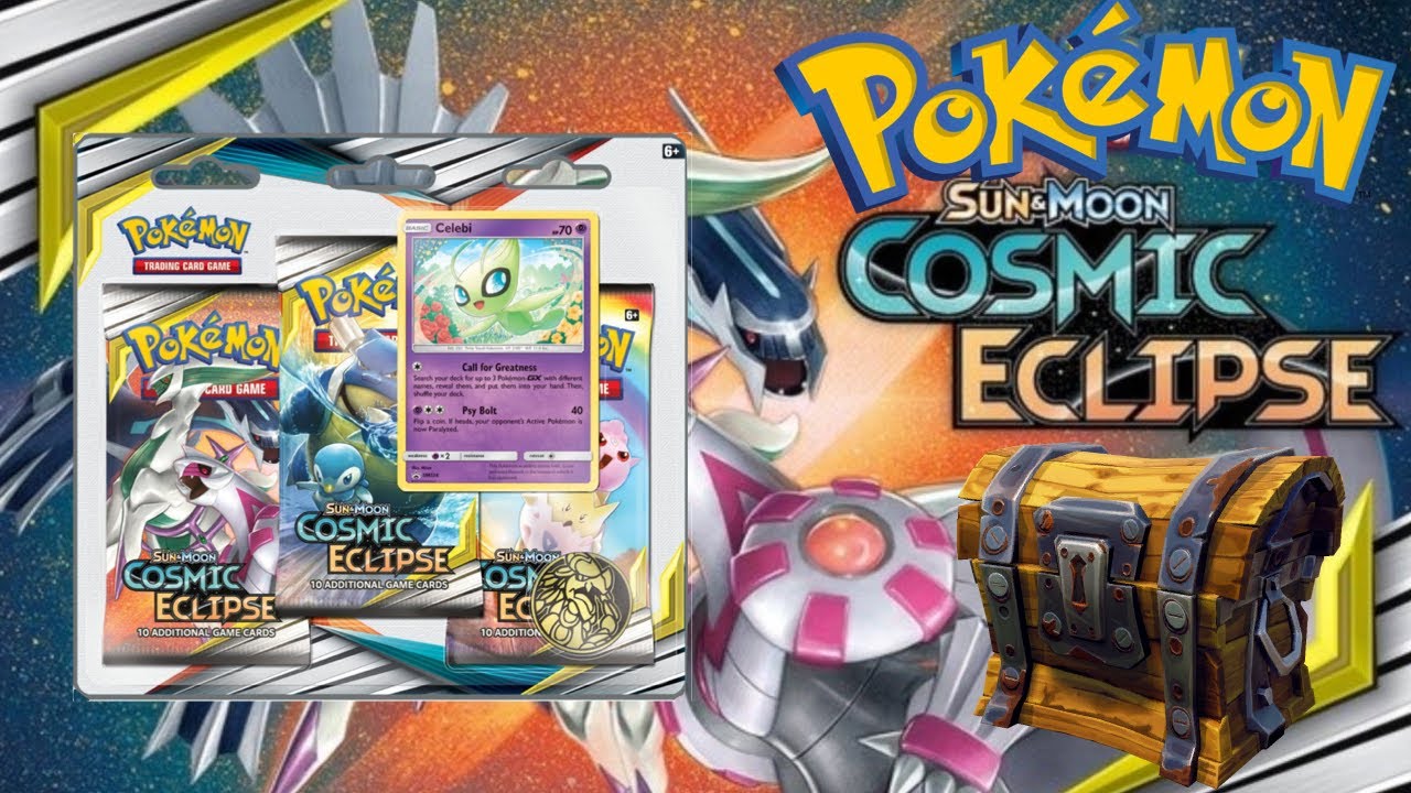 Celebi Cosmic Eclipse Blister Pack - YouTube