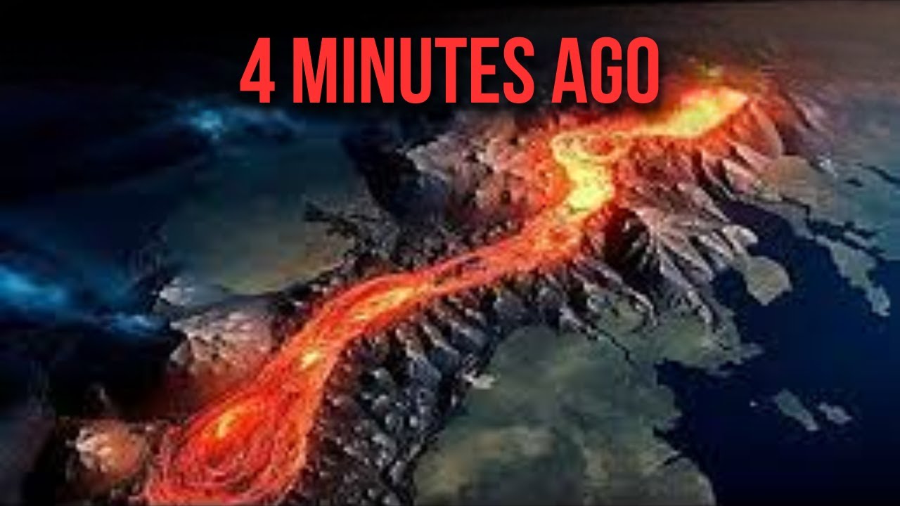 The Iceland 100ft Volcano Crack Is About To Cause The BIGGEST Eruption ...