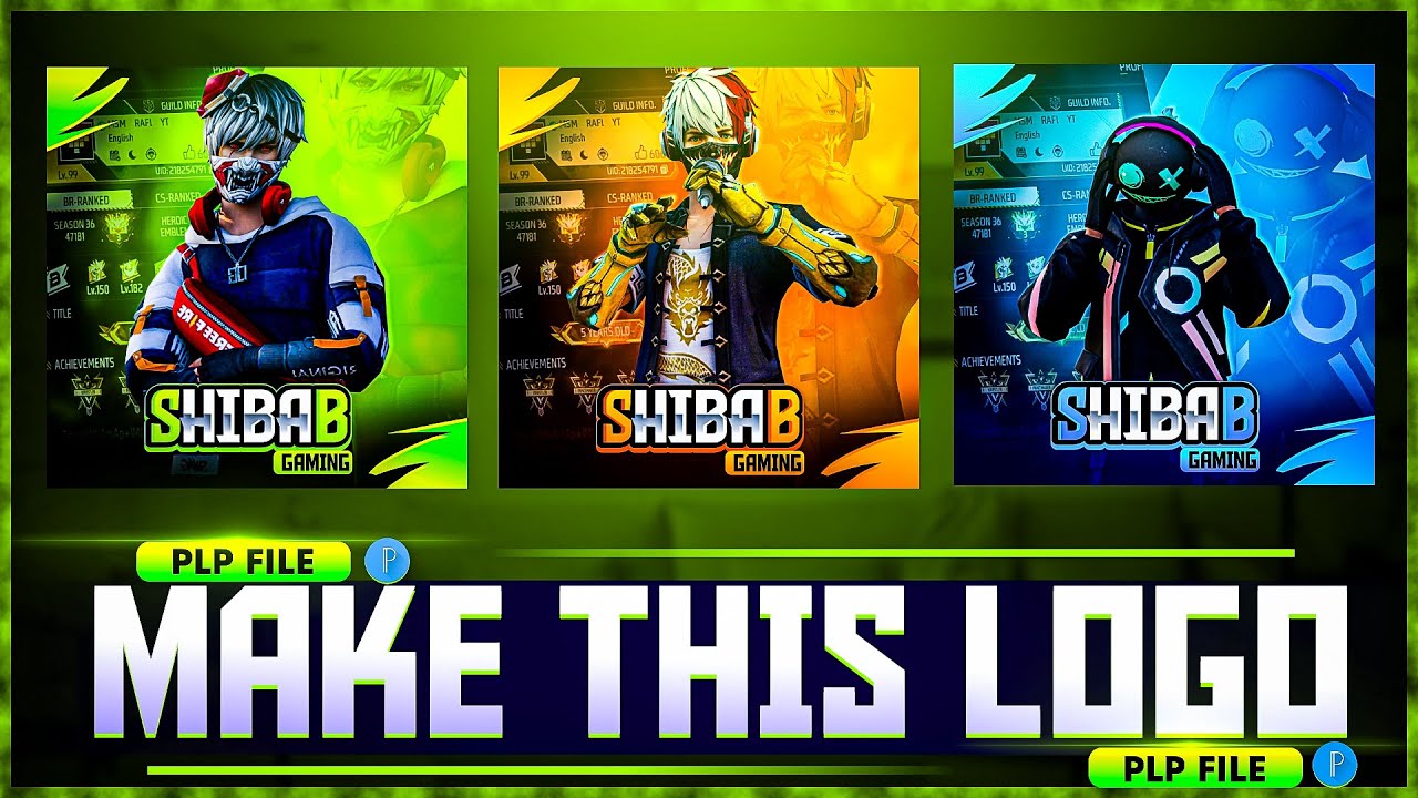 🔴[PLP] MAKE THIS FREE FIRE PROFILE LOGO || PIXELAB FF LOGO PRESET ...