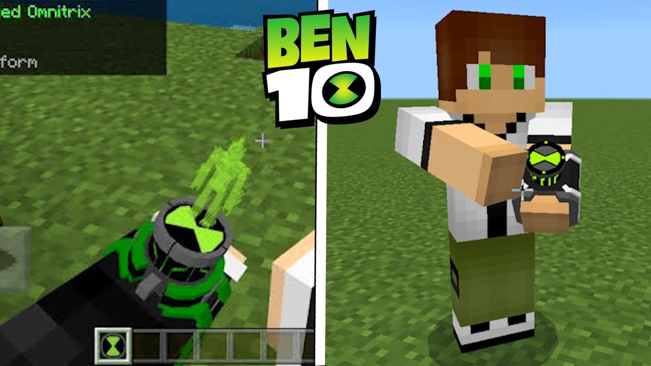 UPGRADE ADDON DE BEN 10 V7 PARA MINECRAFT - YouTube