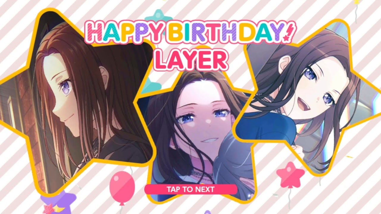 BanG Dream CN 01/13 LAYER 和奏瑞依 (Wakana Rei) Birthday! 🎤🍯🥳 Opening and ...