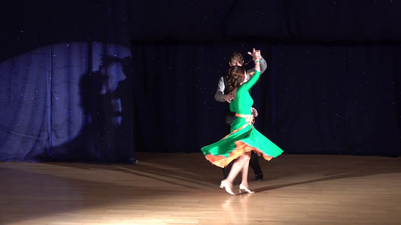 Rebecca & David dancing the Foxtrot - “Just Dance” Showcase - YouTube