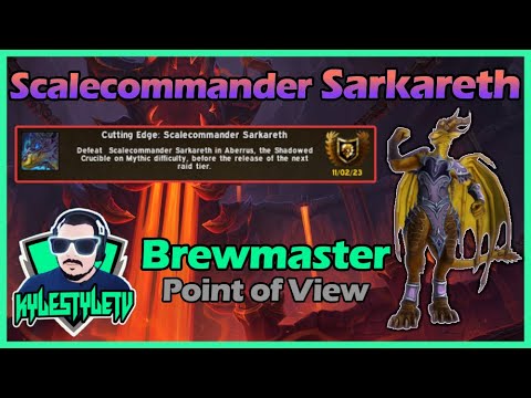 Mythic Scalecommander Sarkareth | Brewmaster Monk POV - YouTube