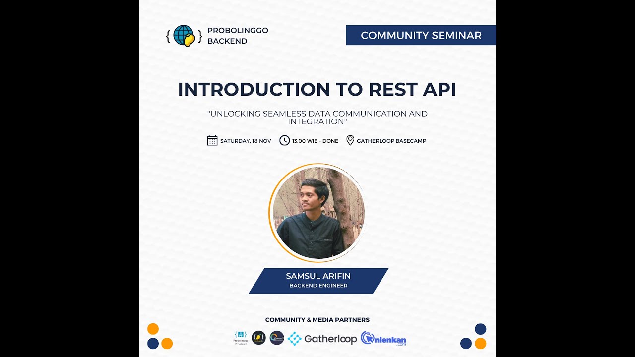 Introduction to REST API | Probolinggo Backend - YouTube