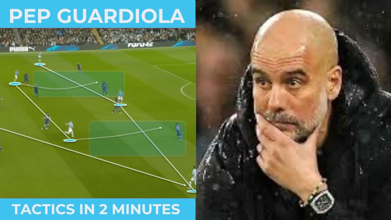 Manchester City Pep Guardiola’s Tactics in Nutshell 🐐#goat #tactics ...