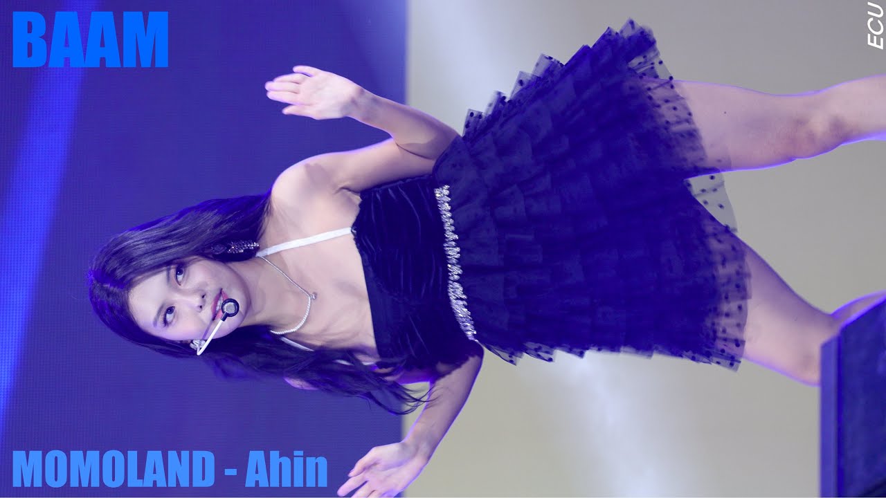 모모랜드 (MOMOLAND) 아인 (Ahin) BAAM (뺌) [4K60P] 221001 거창한마당축제 직캠 FANCAM BY ECU - YouTube
