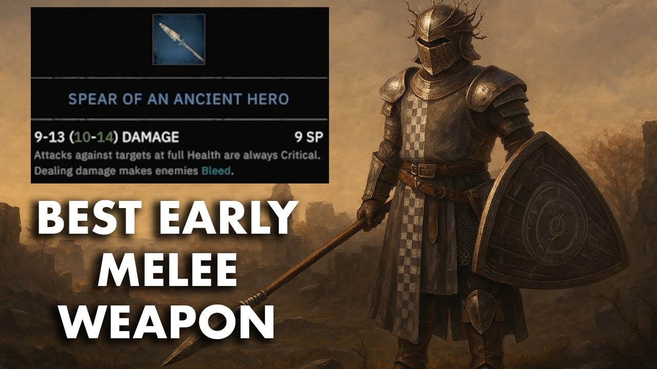 How to Get the Spear of an Ancient Hero – Bleed Spear Melee Weapon ...