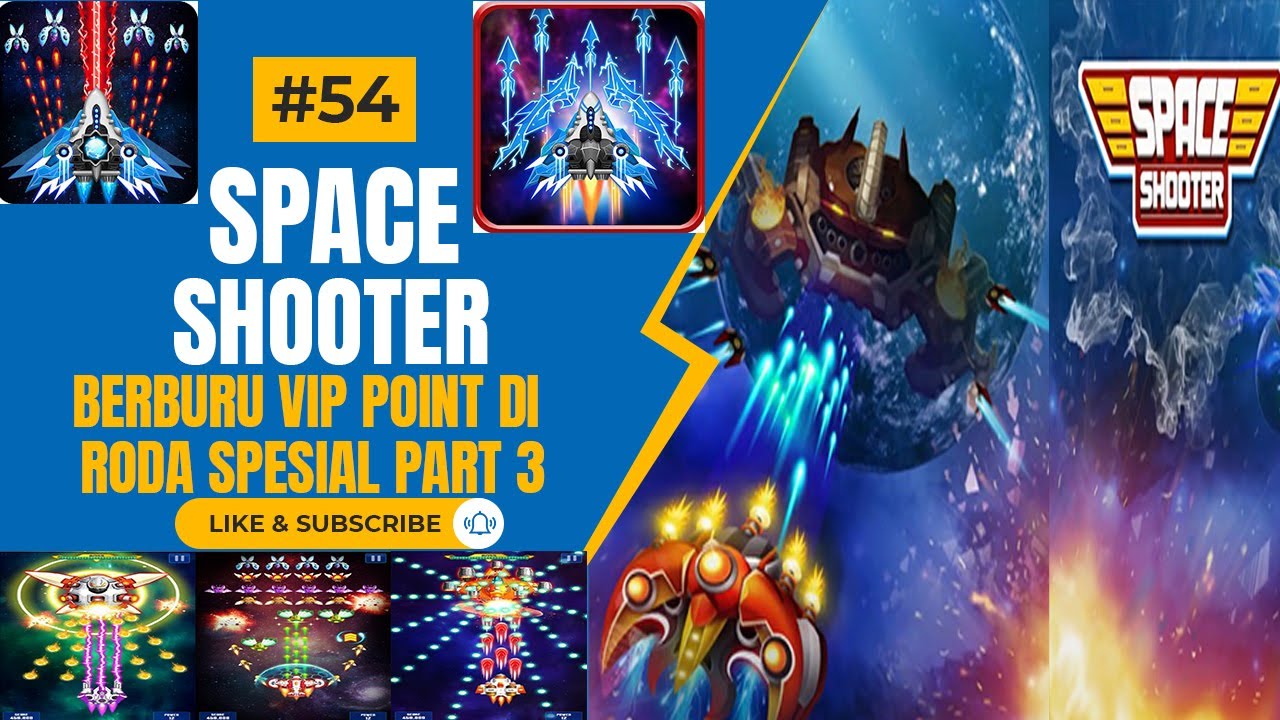 Berburu VIP Point di Roda Spesial Part 3 l Space Shooter - YouTube