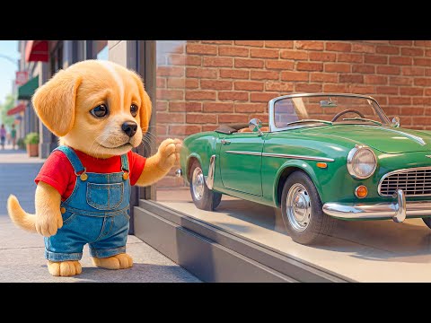 Baby Puppy Made Pizza to Buy His Dream Toy Car 🐶🚗 A Small Effort, A Big Smile ❤️
