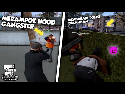 [JGRP] NEMBAKIN POLISI & ROB HOOD GANGSTER !! - GTA SA ROLEPLAY