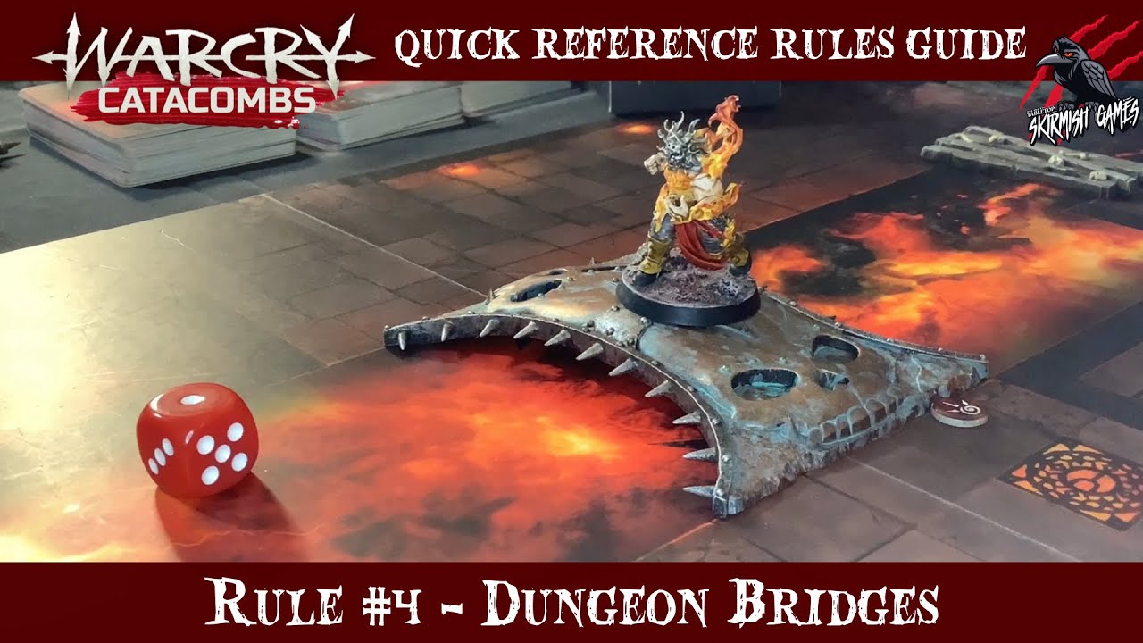WARCRY CATACOMBS BRIDGES - WARCRY QUICK RULES REFERENCE GUIDE #4 ...