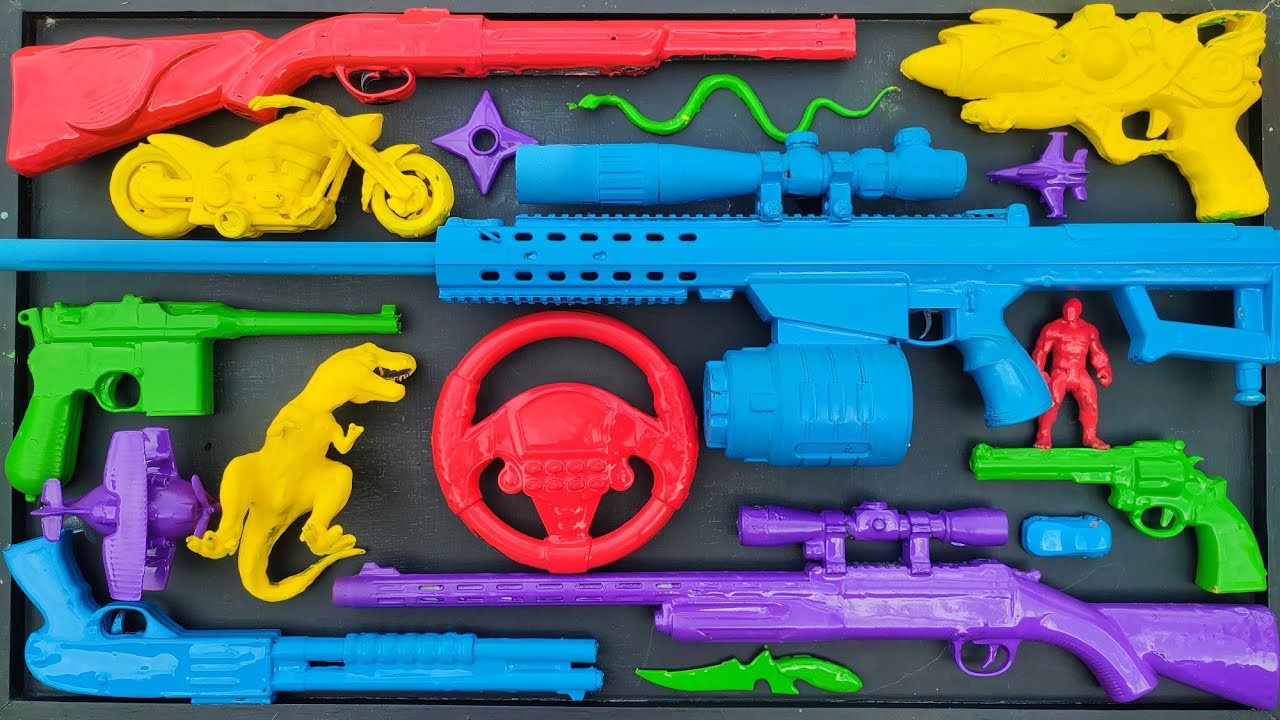 Membersihkan Sniper Rifle, Assault Rifle, AK47, Shotgun, Glock Pistol ...