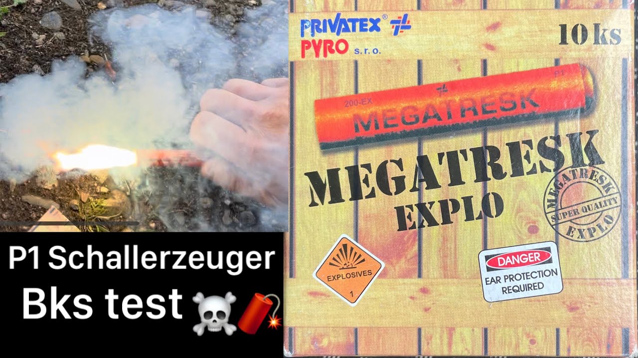 Megatresk Explo Pyro Test P1 Schallerzeuger - YouTube