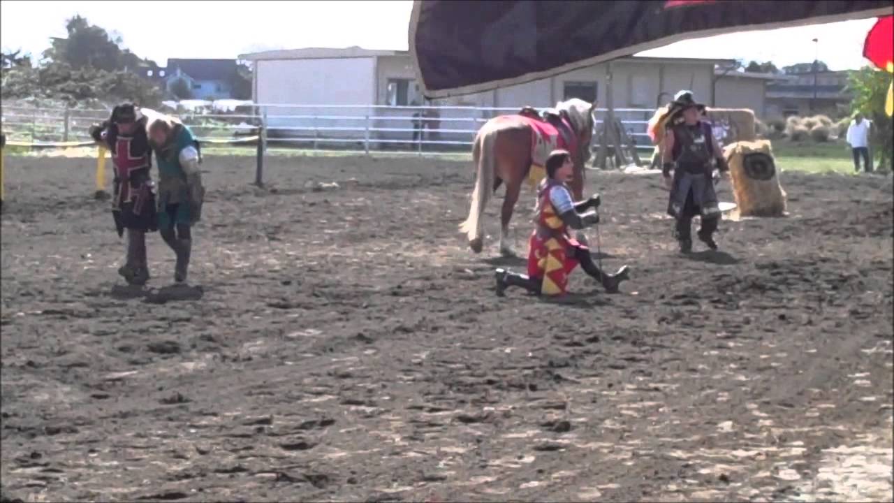 Imperial Knights morning joust at Excalibur Medieval Tournament - YouTube