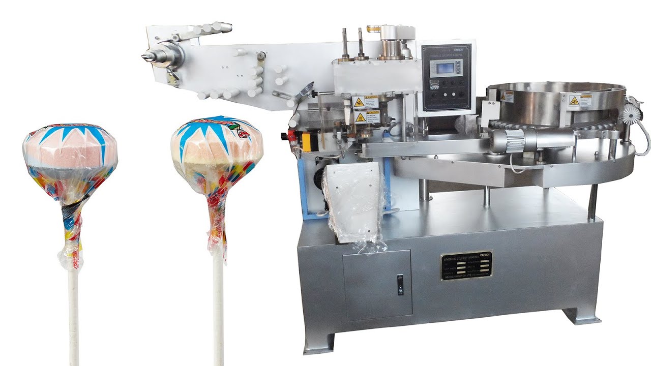 Automatic lollipop twist wrapping machine-BBJ - YouTube