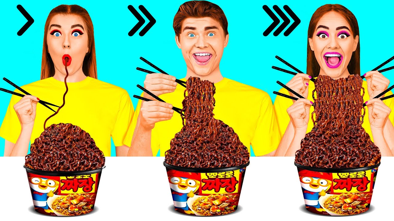 Fast, Medium or Slow Food Challenge | Funny Situations by DaRaDa ...