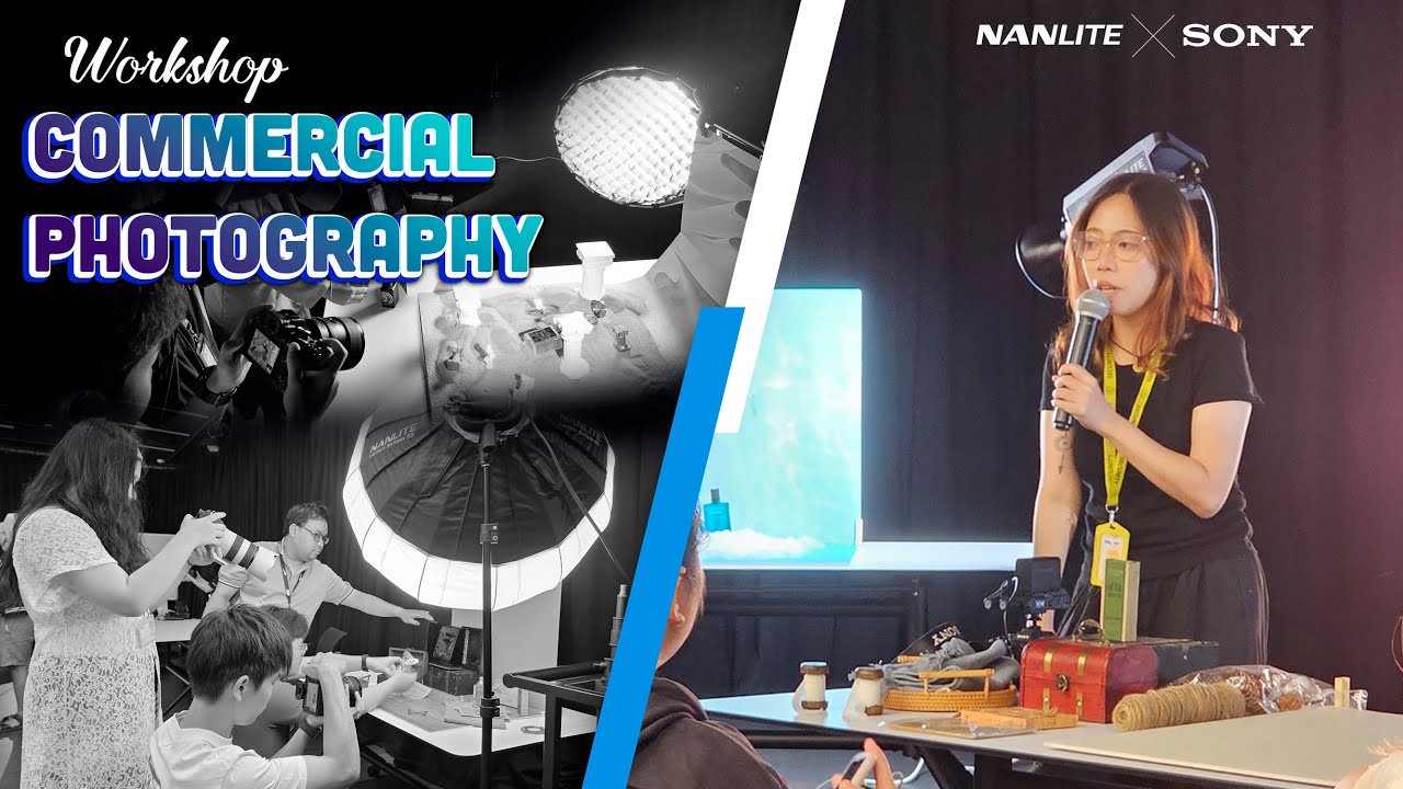 WORKSHOP COMMERCIAL PHOTOGRAPHY PERFUME SHOOTING | NANLITE ft SONY ...