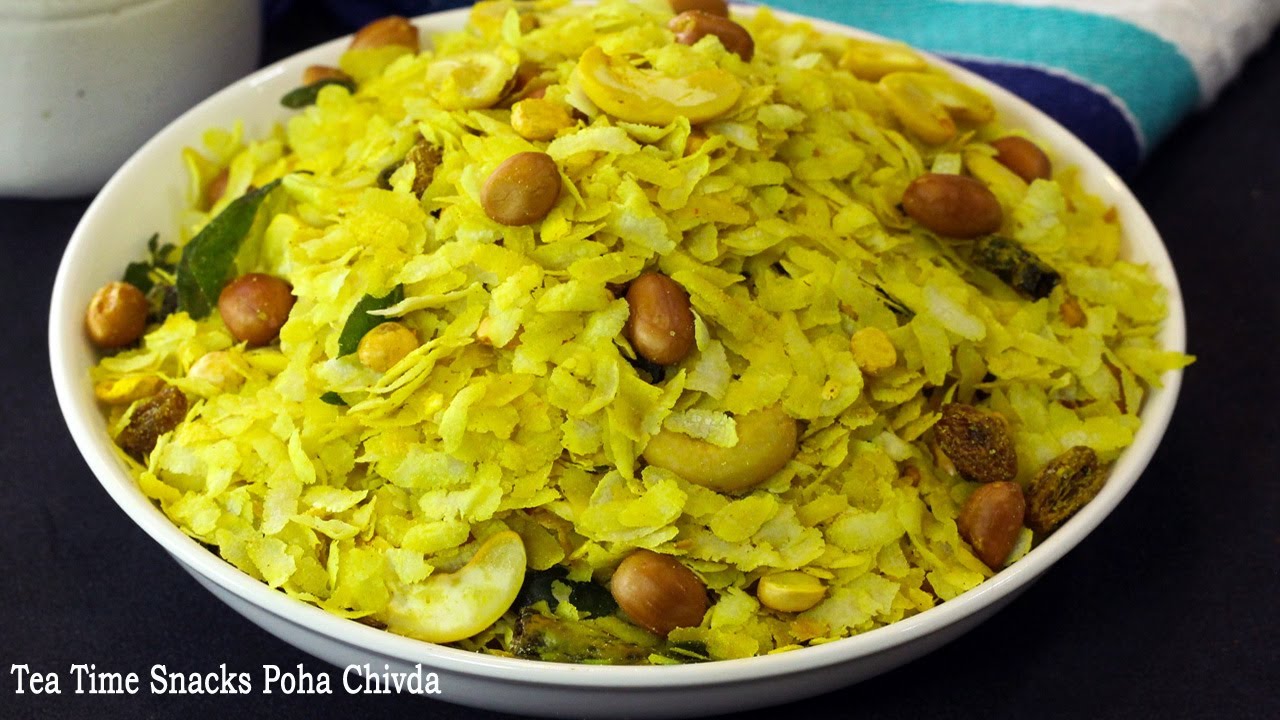 No fry Thick Poha chivda | बिना तले थिक पोहा चिवडा | Easy Chivda Recipe ...