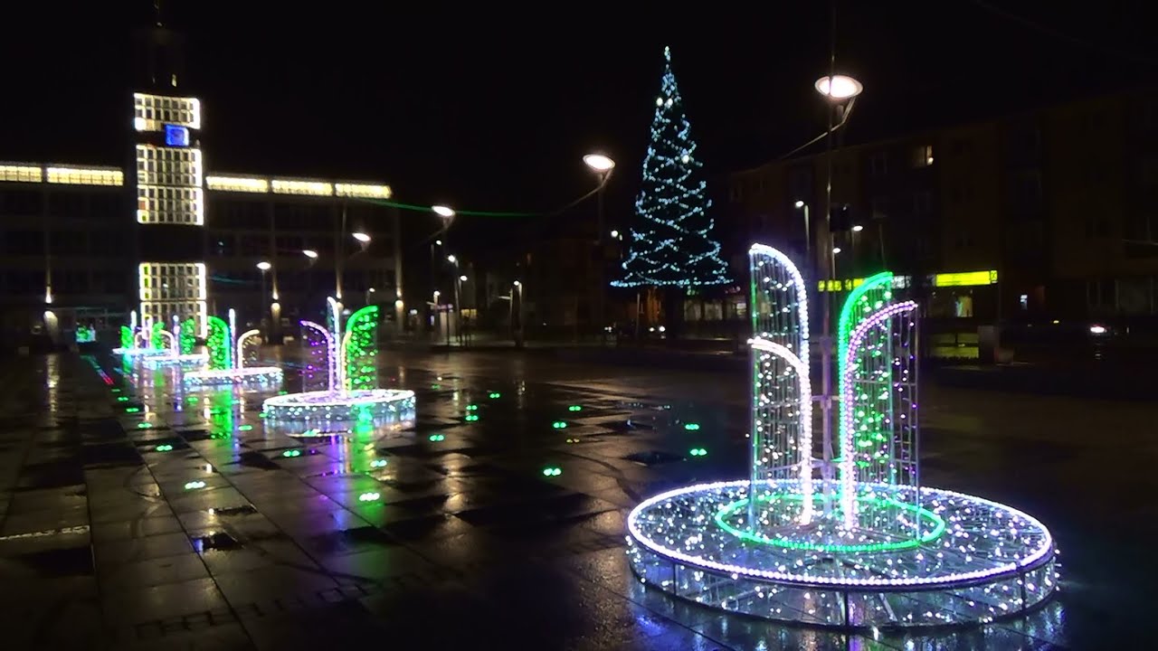 Rynek w świątecznej szacie Koszalin - YouTube