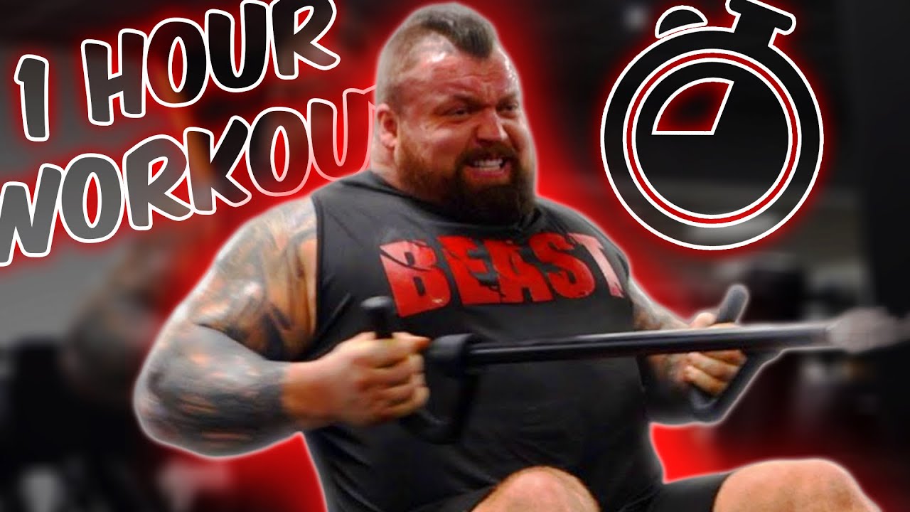 1 HOUR INTENSE BACK WORKOUT!!! - Eddie Hall - YouTube