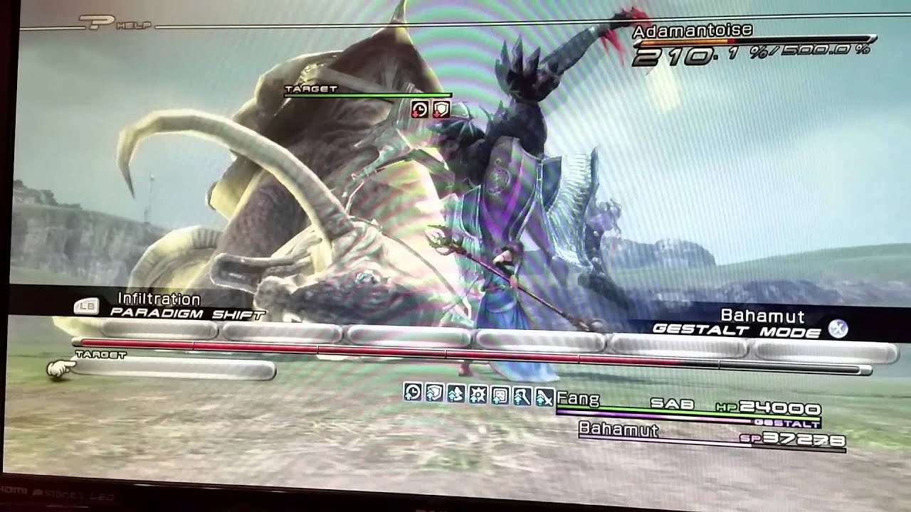 Final Fantasy XIII Adamantoise farming {Trapezohedron farming} - YouTube