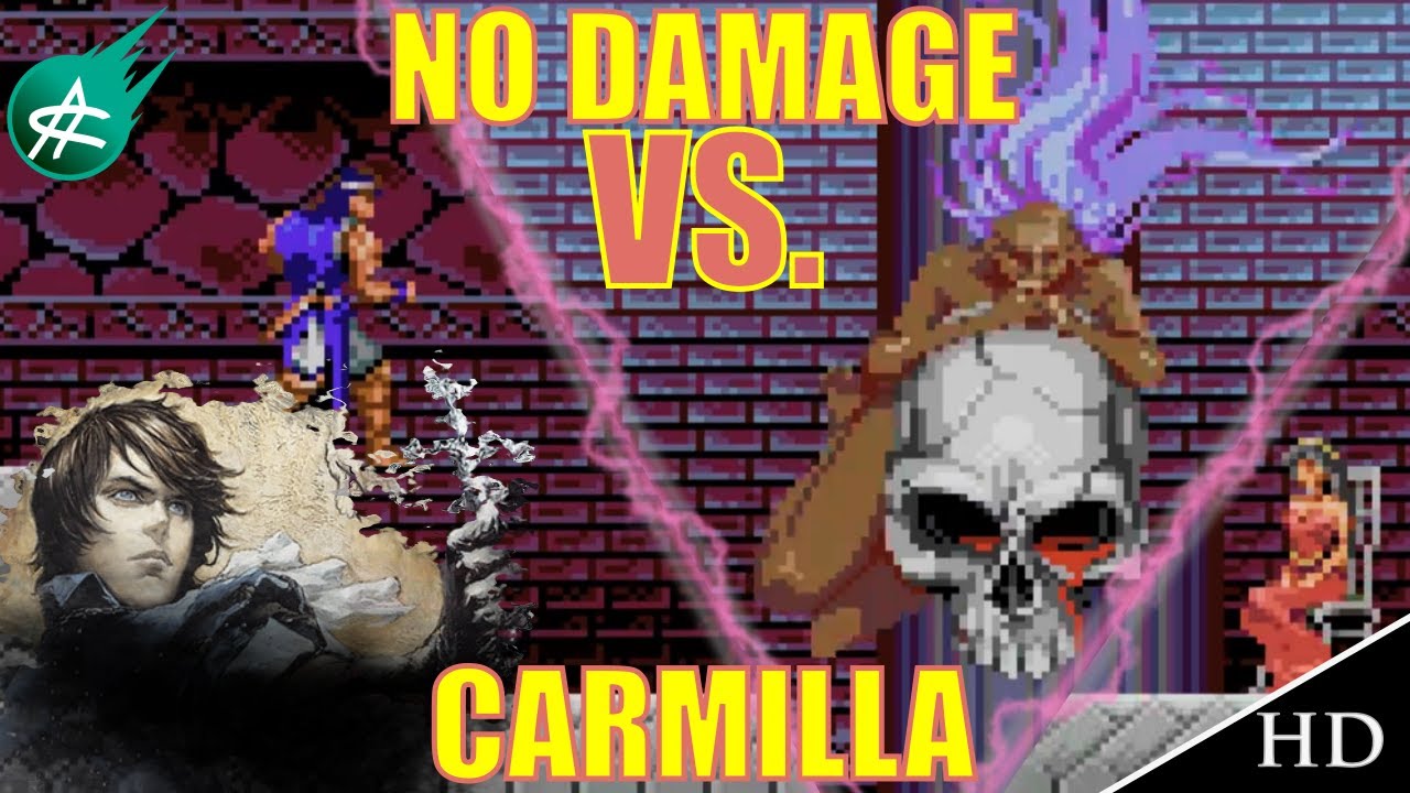 Richter Whip Only No Damage Carmilla (Stage 4') Boss Fight ...