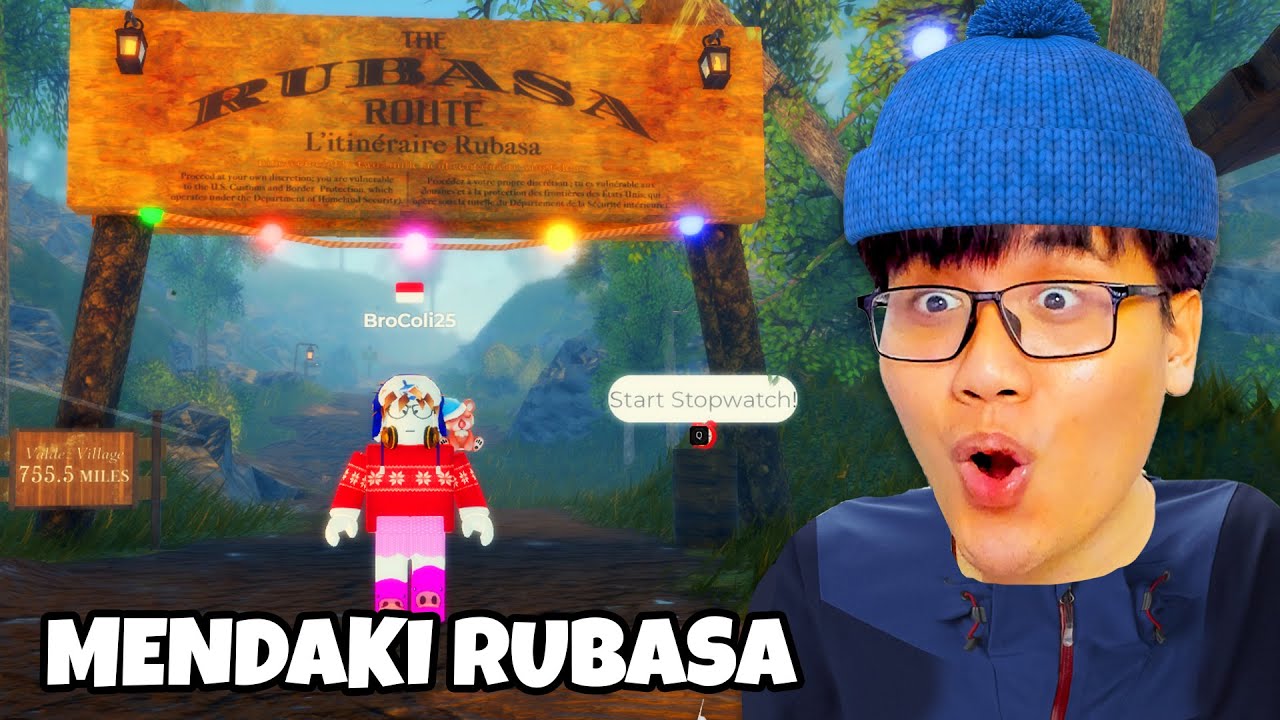 JANGAN SAMPAI TERSESAT! AYO KITA DAKI GUNUNG RUBASA DI ROBLOX! - YouTube