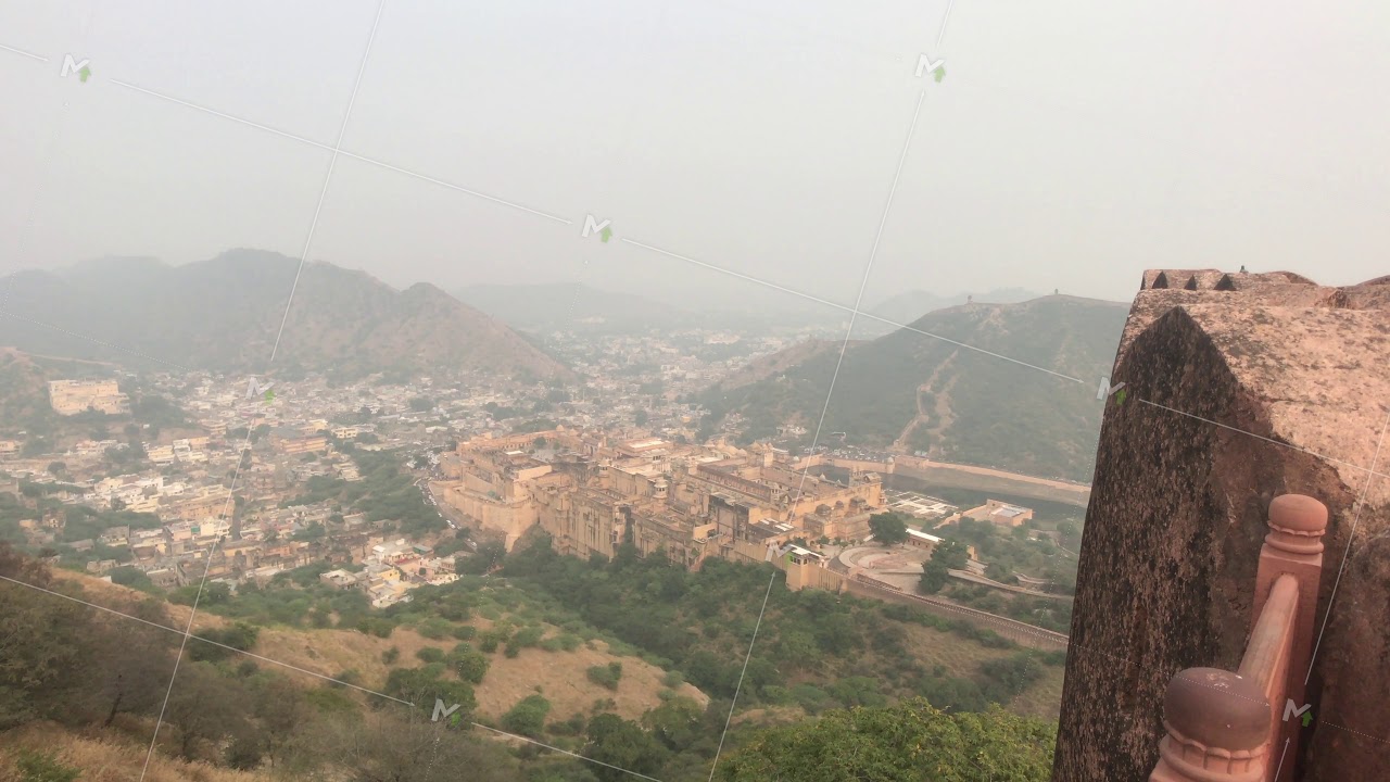 Jaipur, India - View of the fortress from afar part 13 - YouTube